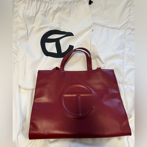 Telfar | Bags | Telfar Oxblood Shopping Bag Medium Excellent Condition ...